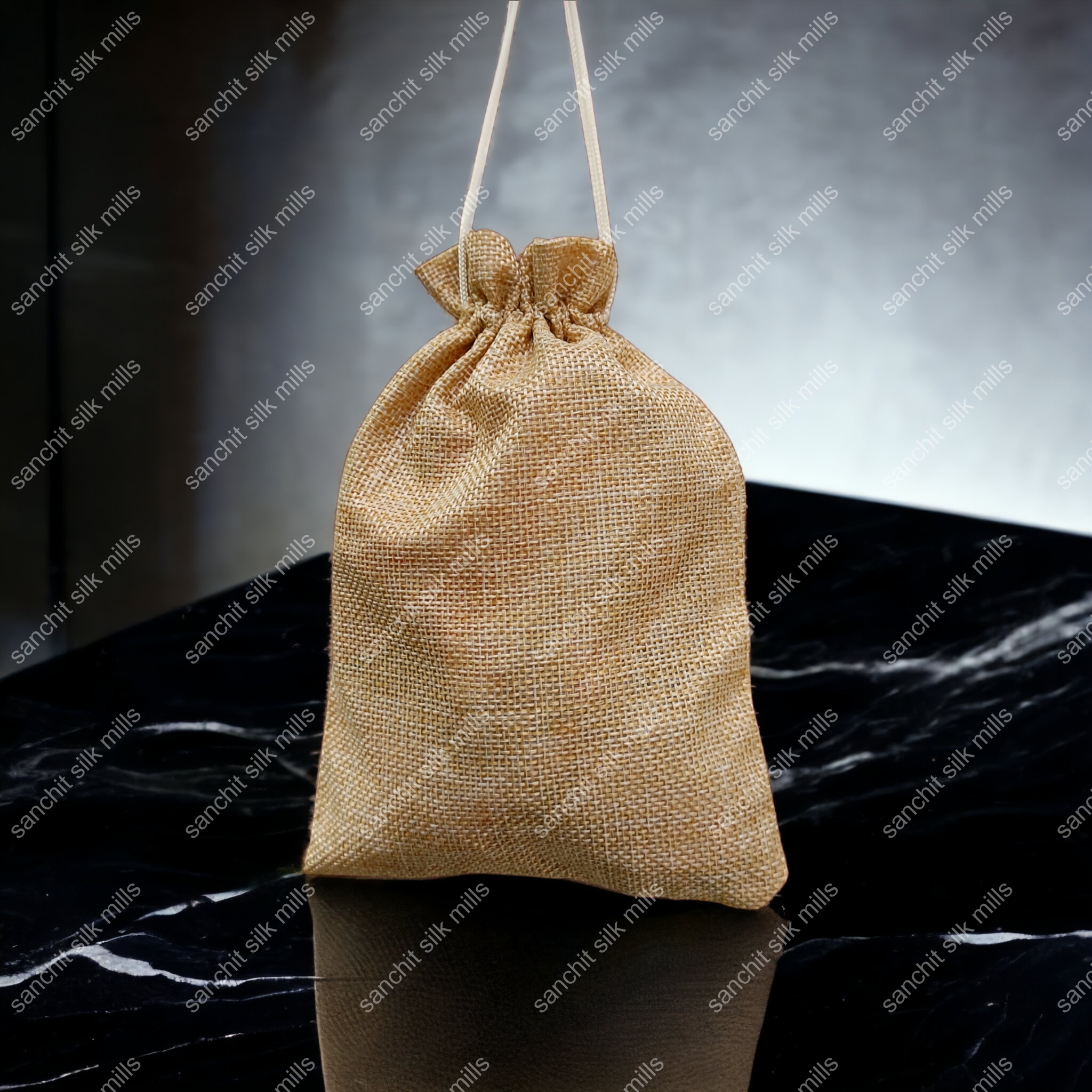 Jute Linen Pouches – Sanchit Silk Mills